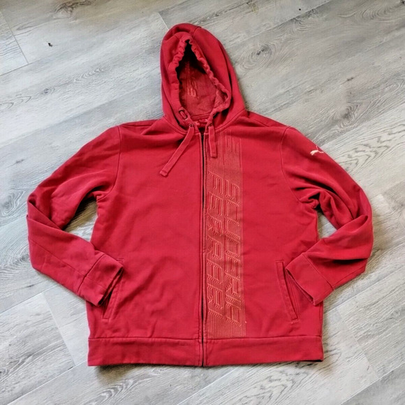 Puma | Sweaters | Puma Scuderia Ferrari Sweater Xl Full Zip Jacket ...